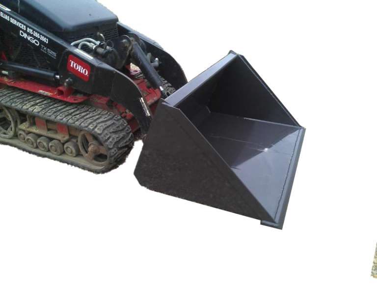 Material Bucket for Dingo, Toro, and Bobcat - Melecio Attachments